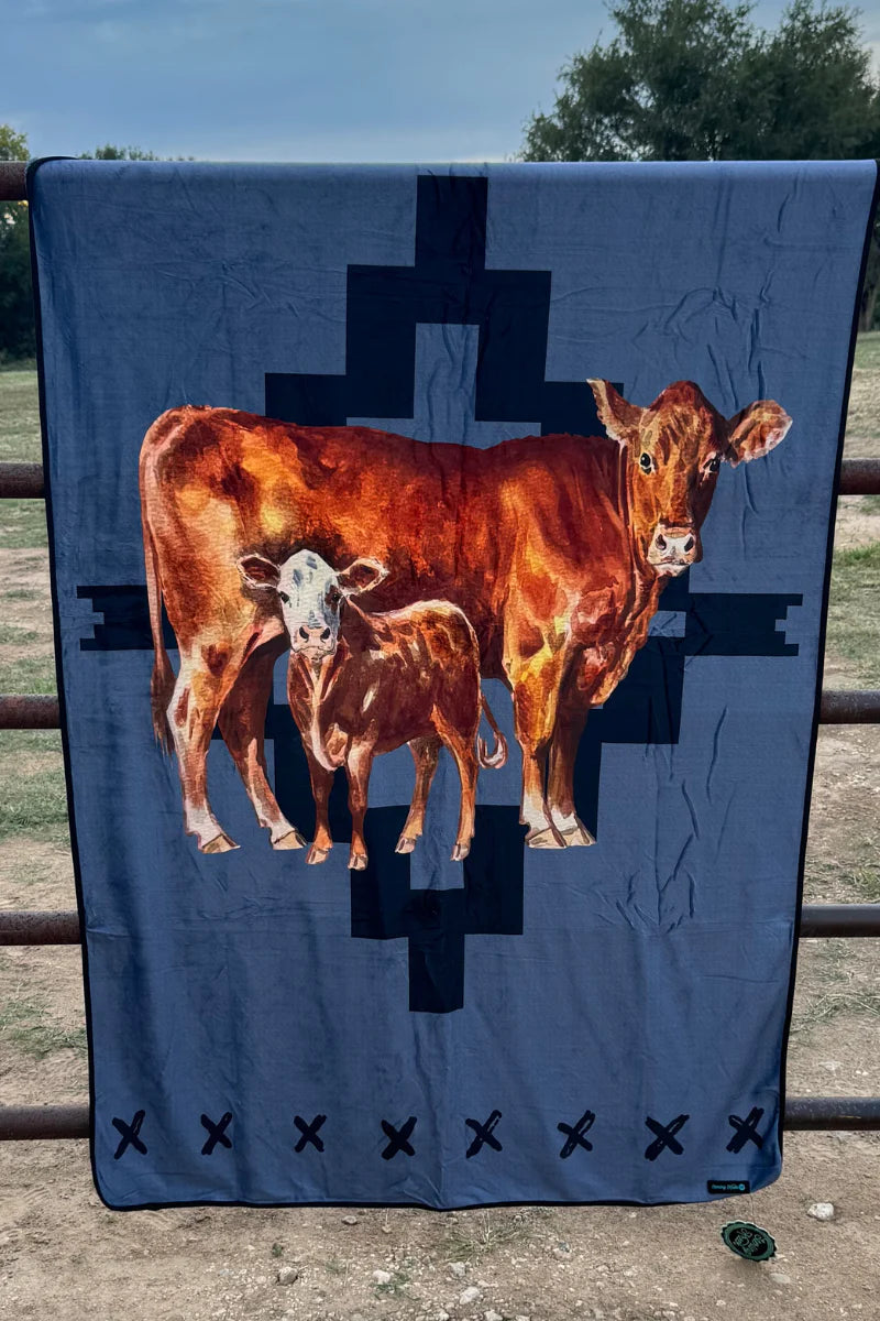 "Patchwork Pasture" Blanket – Sugar Creek Boutique and Gifts